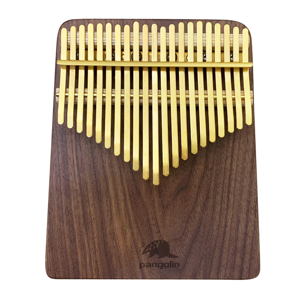 【NEW】MIT Walnut Board-type Kalimba with 21 Golden Keys Thumb piano - 音樂城市樂器